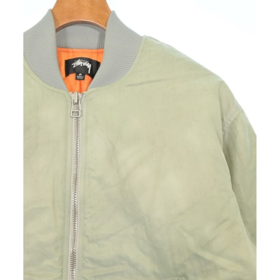 STUSSY - STUSSY ステューシー ミリタリーブルゾン M 緑 【古着 STUSSY - STUSSY ステューシー ミリタリーブルゾン M 緑 【古着