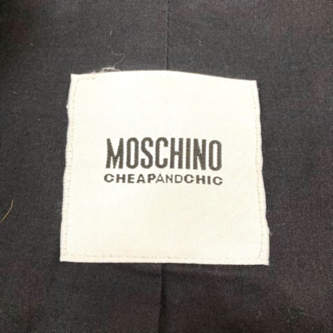 MOSCHINO CHEAP AND CHIC コート シルク 42 ブラックの通販 by MOSCHINO CHEAP AND CHIC コート シルク 42 ブラックの通販 by