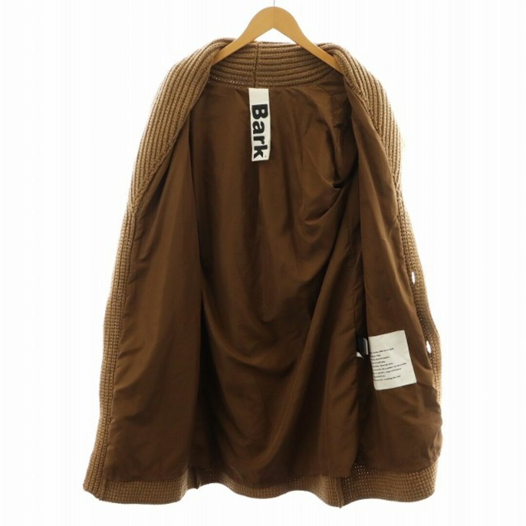 BARK - バーク ニットダッフルコート ロング丈 フード ウール BARK - バーク ニットダッフルコート ロング丈 フード ウール