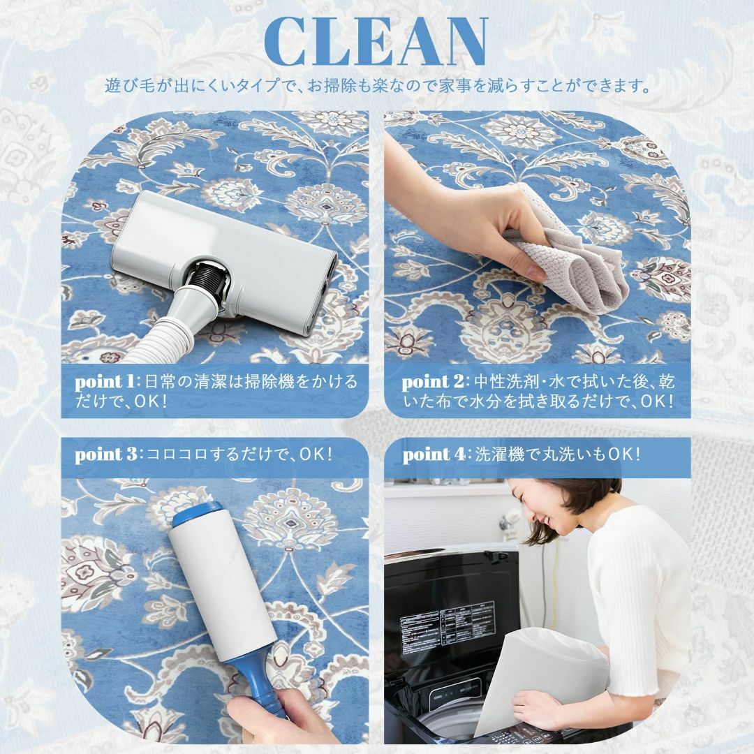 HAOCOO 玄関マット ペルシャ絨毯風 室内 50х80cm 小さい ラグ お HAOCOO 玄関マット ペルシャ絨毯風 室内 50х80cm 小さい ラグ お