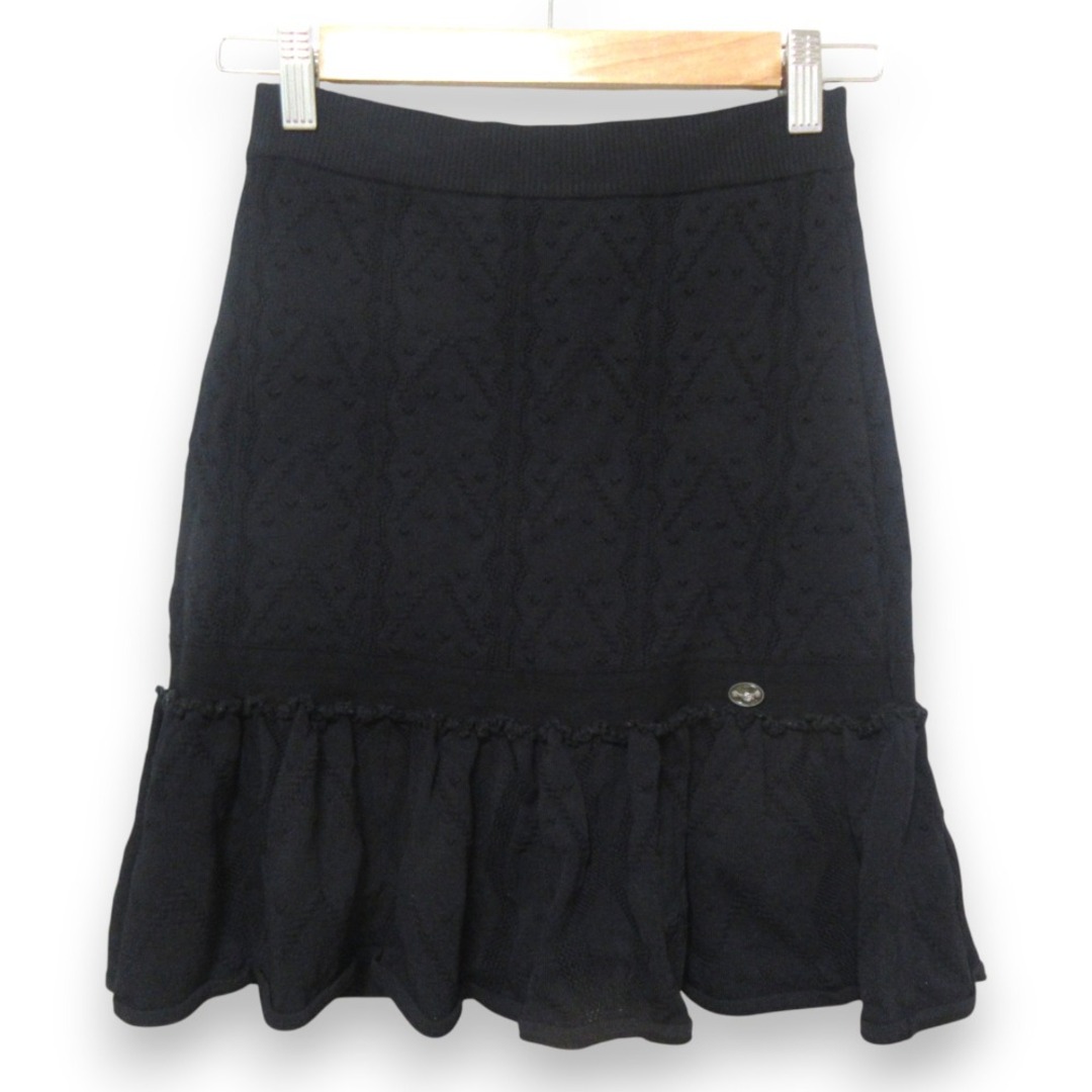 CHANEL - 美品 08P CHANEL シャネル フレア ニット イージーミニ CHANEL - 美品 08P CHANEL シャネル フレア ニット イージーミニ