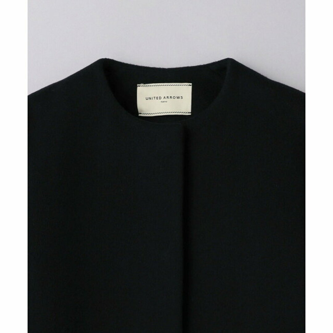 UNITED ARROWS - 【BLACK】【S(36)】Aライン ミドル コートの UNITED ARROWS - 【BLACK】【S(36)】Aライン ミドル コートの