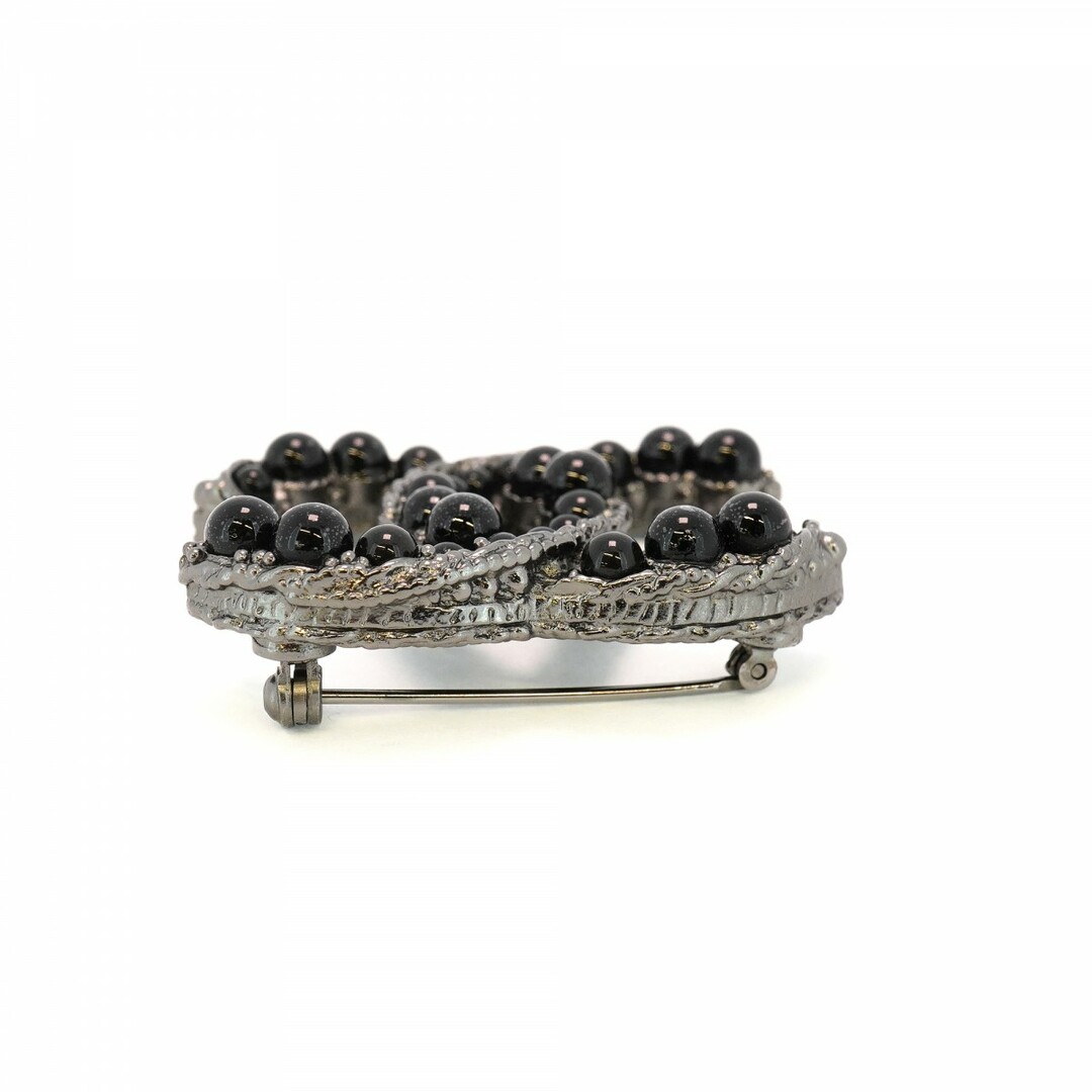 CHANEL - 【5jdb0471】シャネル ブローチ ココマーク ガンメタル CHANEL - 【5jdb0471】シャネル ブローチ ココマーク ガンメタル