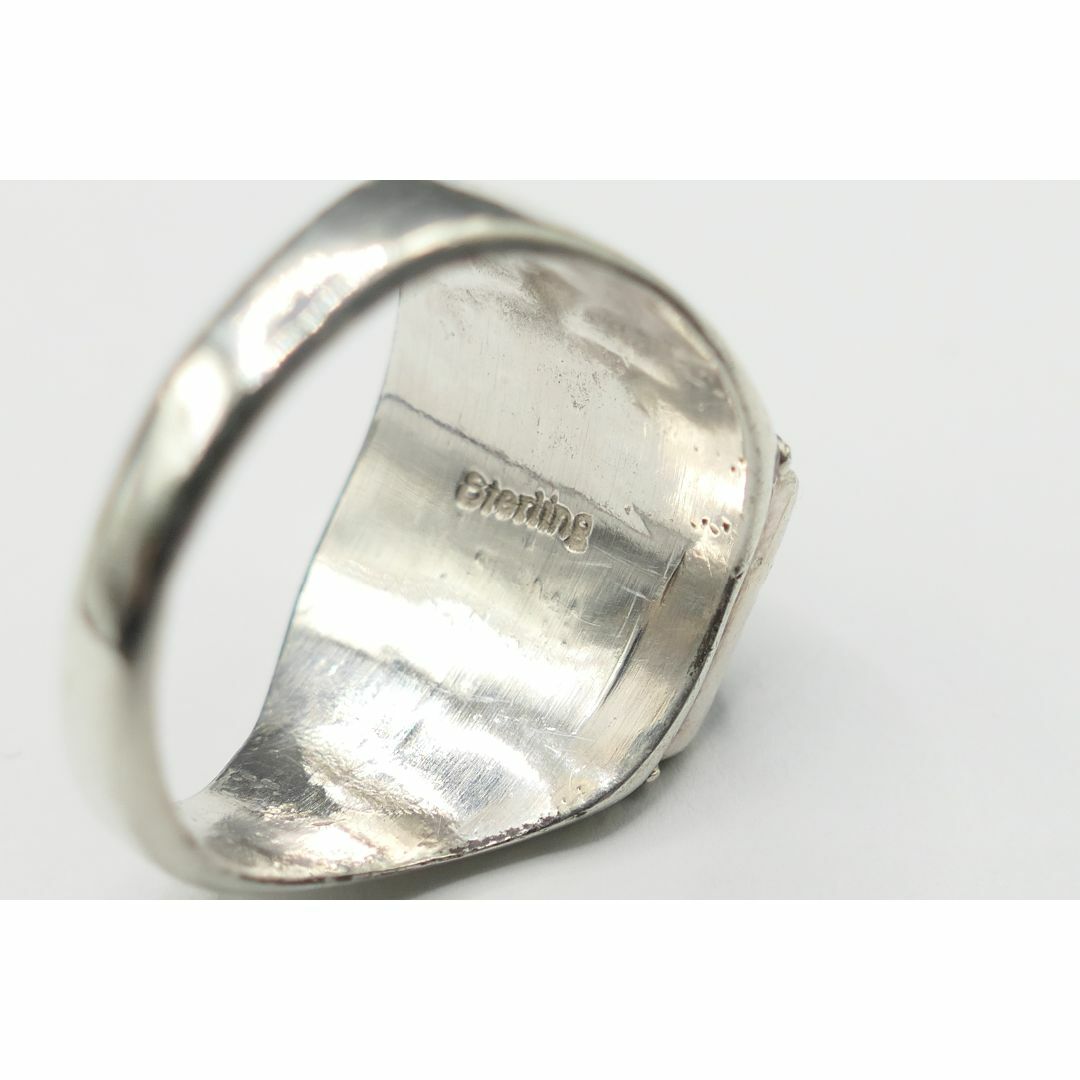 INDIAN JEWELRY - 美品 20号 ナバホ オニキス シルバー リング INDIAN JEWELRY - 美品 20号 ナバホ オニキス シルバー リング