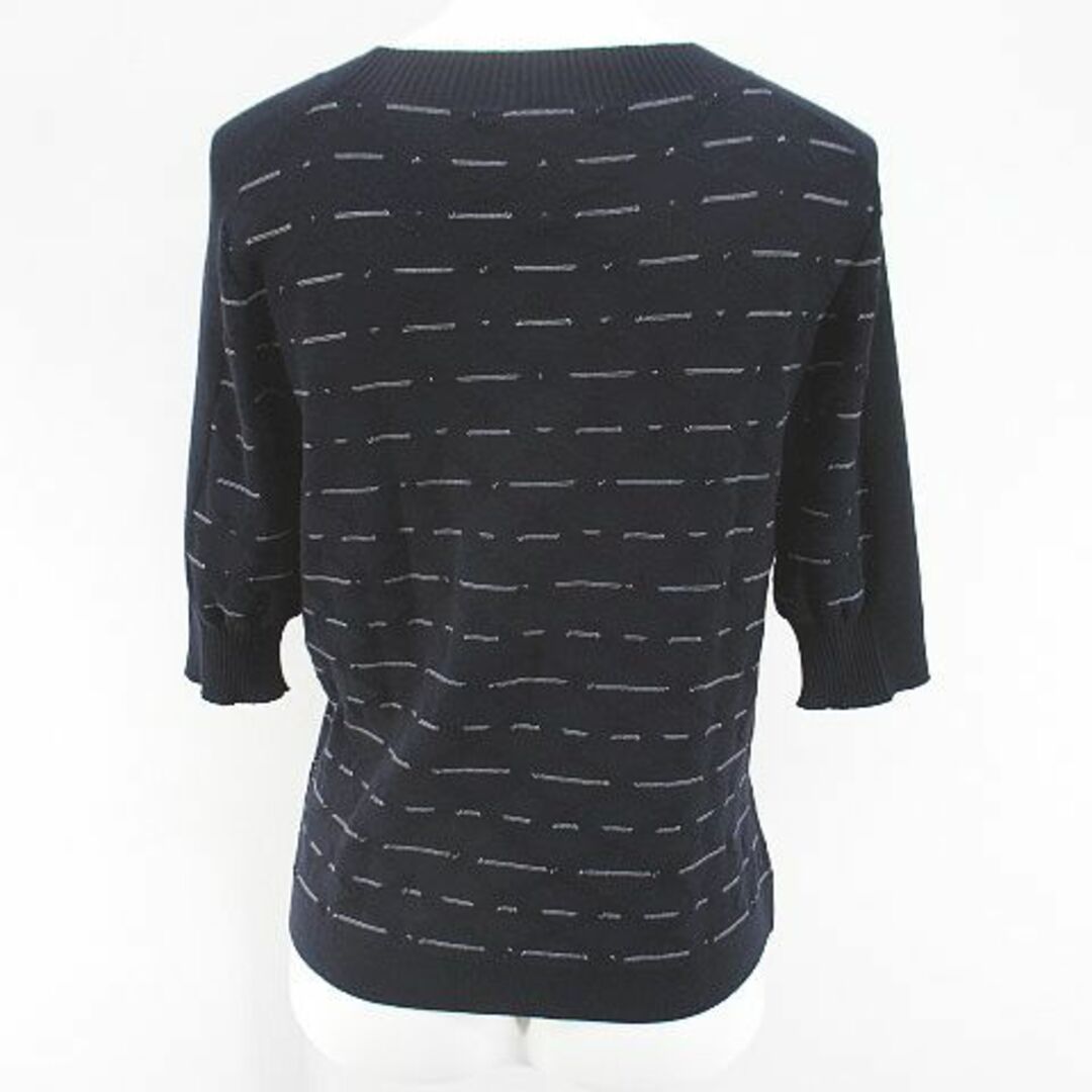 CHANEL - シャネル P47893K06108 ボーダー 五分袖 ニット CHANEL - シャネル P47893K06108 ボーダー 五分袖 ニット