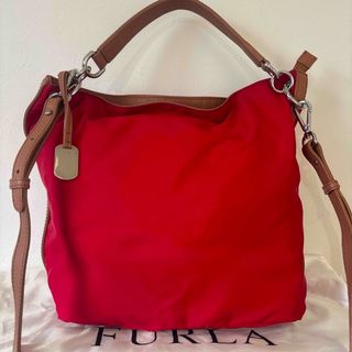 FURLA - 極美品✨フルラ 現行 ハンドバッグ ターンロック ロゴ FURLA - 極美品✨フルラ 現行 ハンドバッグ ターンロック ロゴ