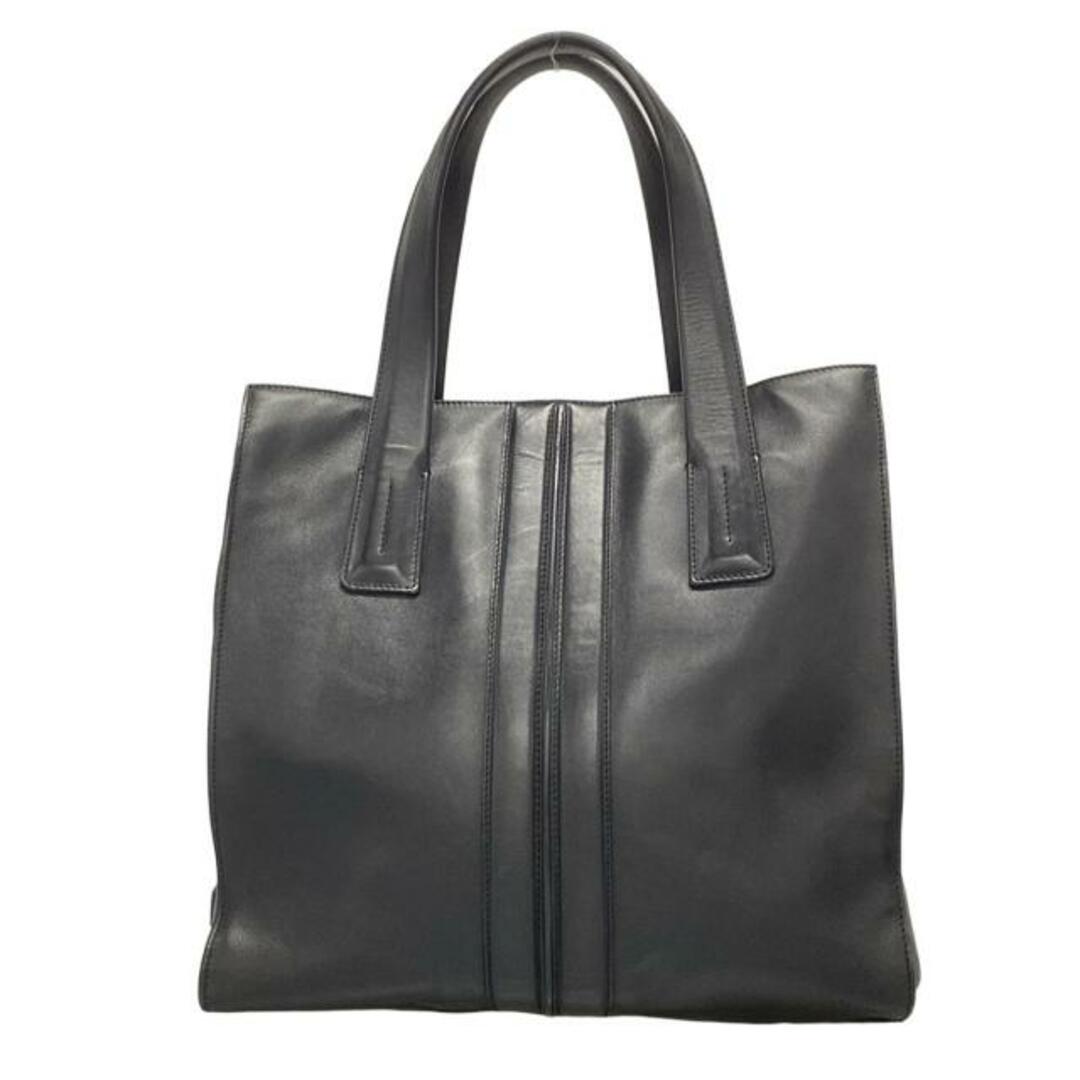 TOD'S - TOD'S(トッズ) トートバッグ ダブルストライプ 黒 TOD'S - TOD'S(トッズ) トートバッグ ダブルストライプ 黒