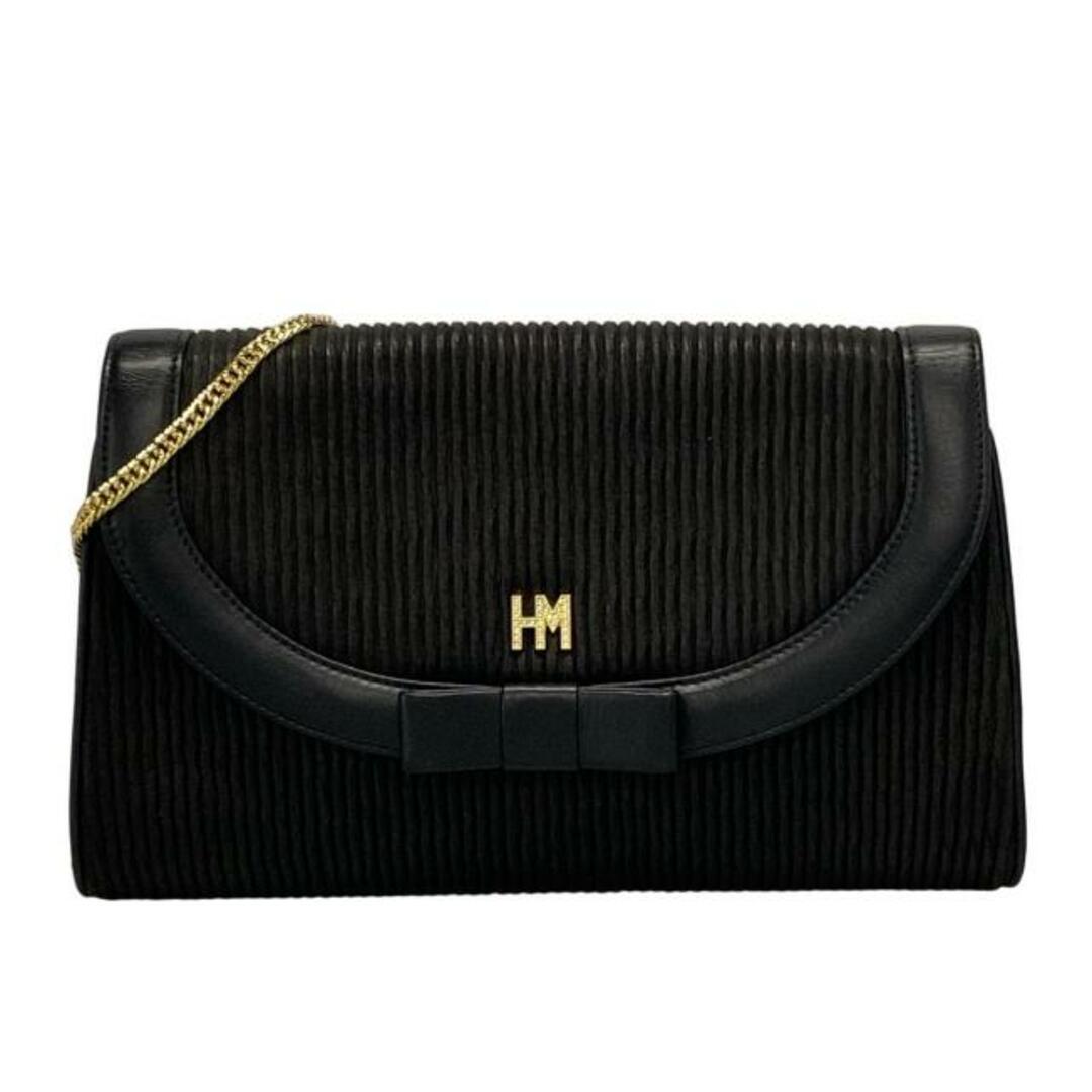 HANAE MORI - HANAE MORI(ハナエモリ) ショルダーバッグ - 黒 HANAE MORI - HANAE MORI(ハナエモリ) ショルダーバッグ - 黒
