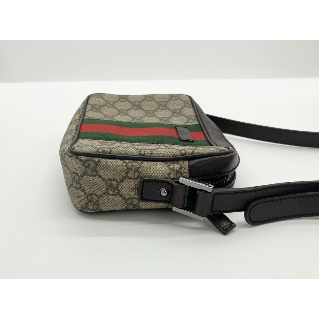 GUCCI - GUCCI GGスプリーム シェリーライン ショルダーバッグ GUCCI - GUCCI GGスプリーム シェリーライン ショルダーバッグ
