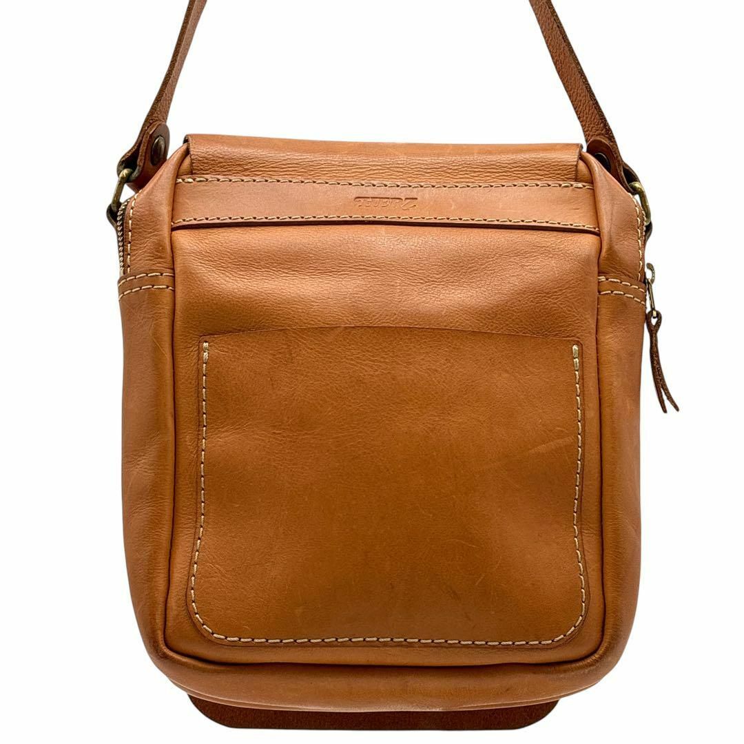 HERZ - 【美品】HERZ ヘルツ ショルダーバッグ 本革 キャメル HERZ - 【美品】HERZ ヘルツ ショルダーバッグ 本革 キャメル