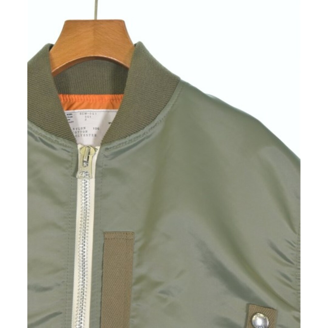 sacai - sacai サカイ ブルゾン 2(M位) カーキ 【古着】【中古 sacai - sacai サカイ ブルゾン 2(M位) カーキ 【古着】【中古
