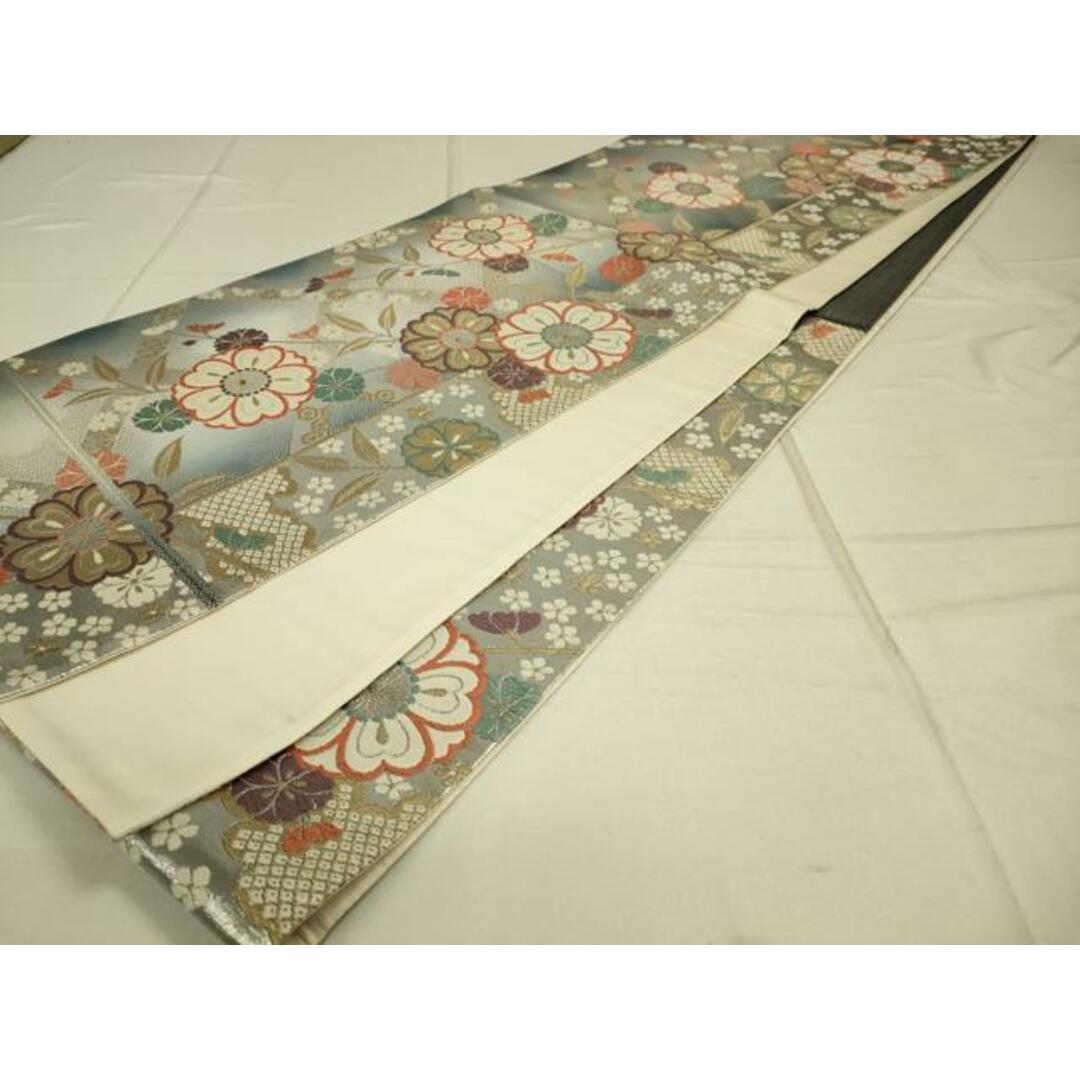 平和屋着物◎六通柄袋帯 唐織 枝垂れ花文 金銀糸 正絹 逸品 平和屋着物◎六通柄袋帯 唐織 枝垂れ花文 金銀糸 正絹 逸品