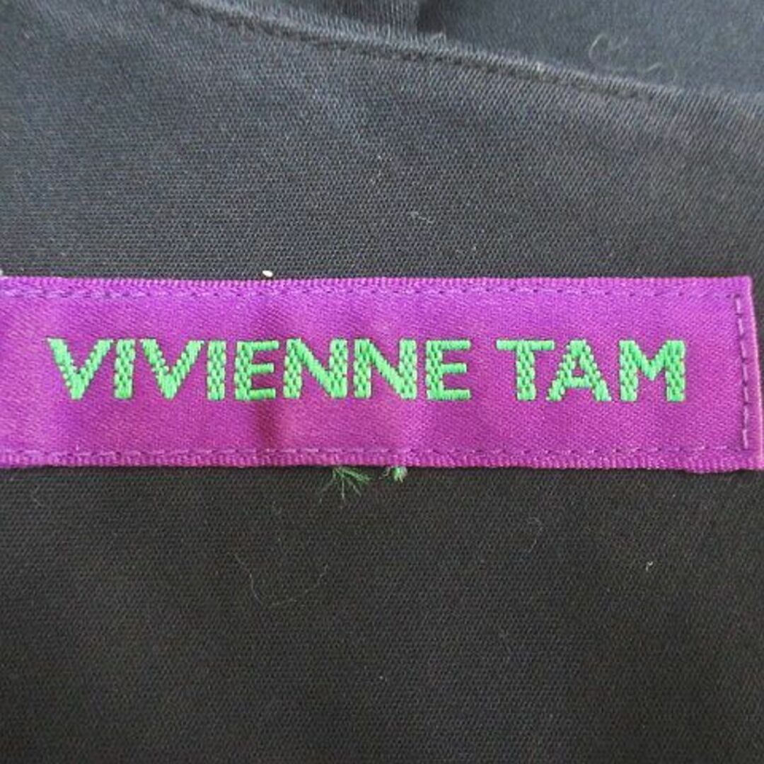 VIVIENNE TAM - ヴィヴィアンタム ノースリ ミニ フレアワンピ 0 VIVIENNE TAM - ヴィヴィアンタム ノースリ ミニ フレアワンピ 0