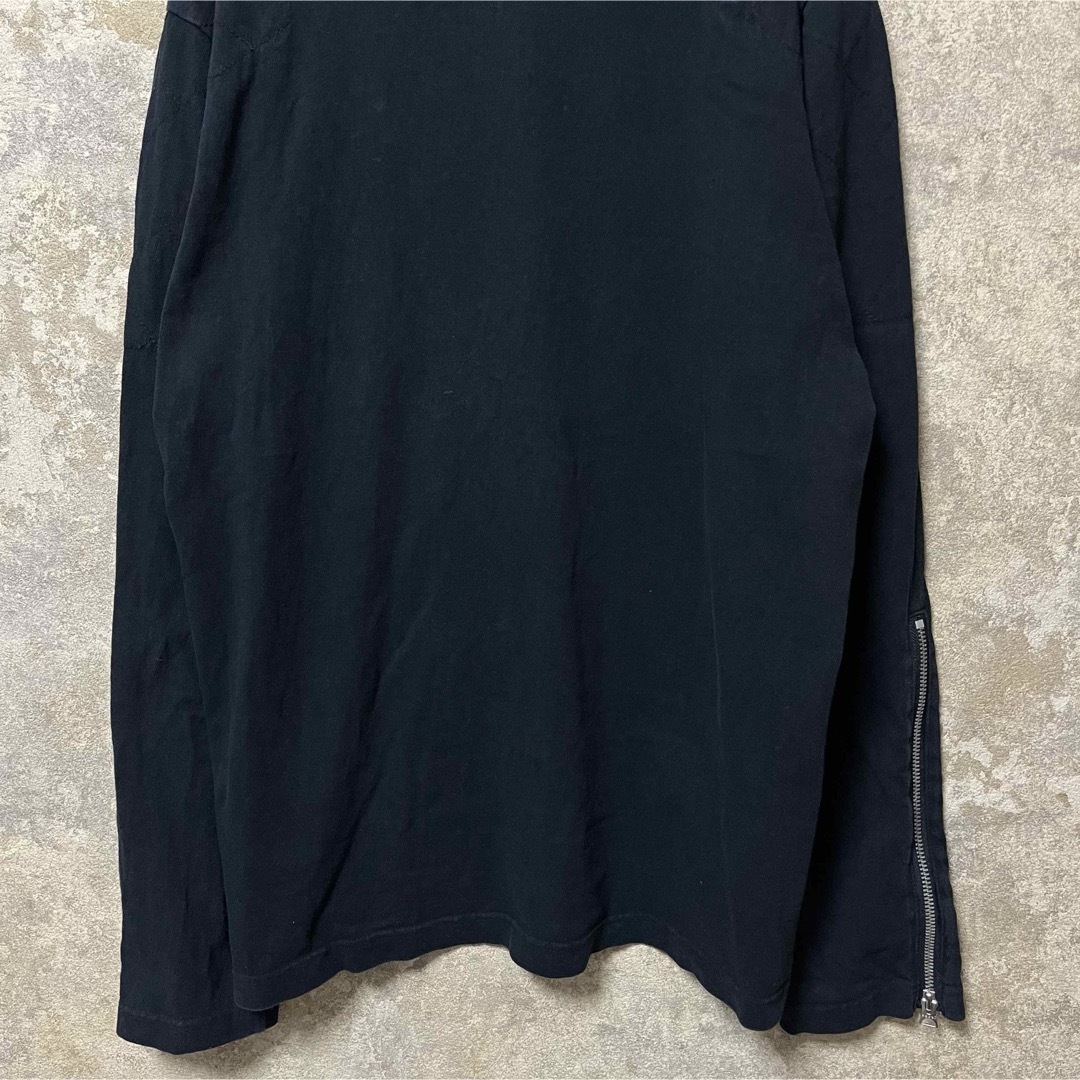 sacai - sacai サカイ 袖ジップ 長袖 カットソー ロンTの通販 by sacai - sacai サカイ 袖ジップ 長袖 カットソー ロンTの通販 by