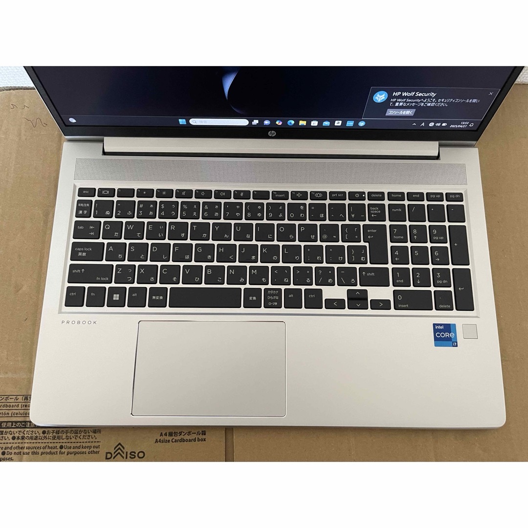 hp - 美品HP ProBook 450G9 I7-1255U16GBSSD 512GBの通販 by hp - 美品HP ProBook 450G9 I7-1255U16GBSSD 512GBの通販 by