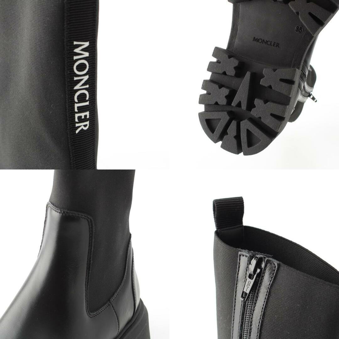 MONCLER - モンクレール enfant boots アンファンブーツ レザー MONCLER - モンクレール enfant boots アンファンブーツ レザー
