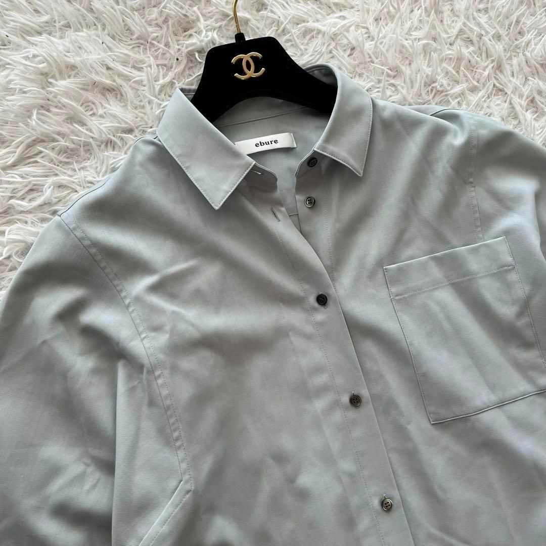 ebure - 美品♡2023AW エブール ポリウールハーフシャツ 半袖 ebure - 美品♡2023AW エブール ポリウールハーフシャツ 半袖