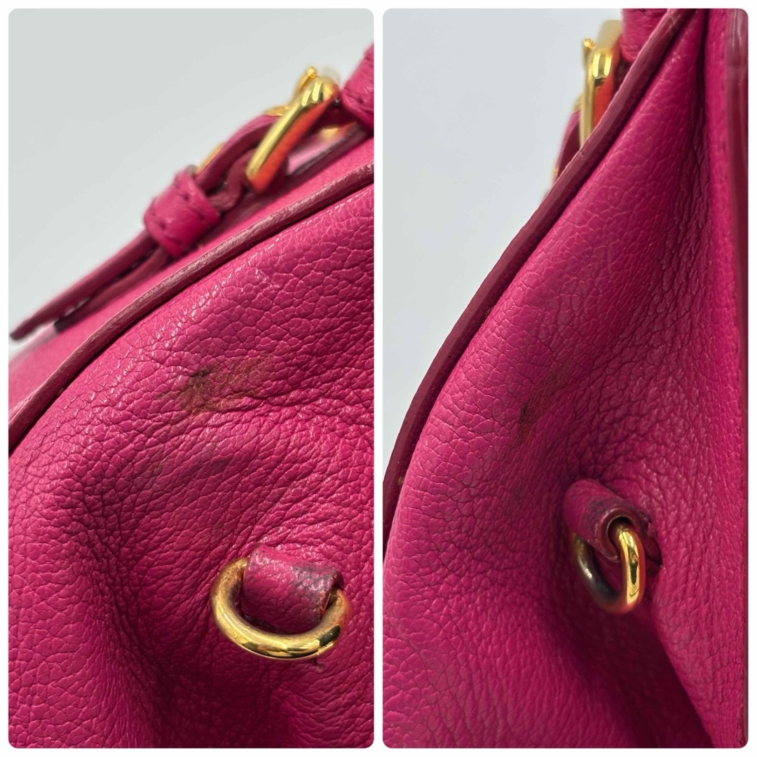 MIU MIU - ミュウミュウ 2WAY レザーハンドバッグ トートバッグ MIU MIU - ミュウミュウ 2WAY レザーハンドバッグ トートバッグ