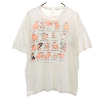 古着 OLD オールド 80s ヴィンテージ 豚 半袖 シングルステッチ 古着 OLD オールド 80s ヴィンテージ 豚 半袖 シングルステッチ