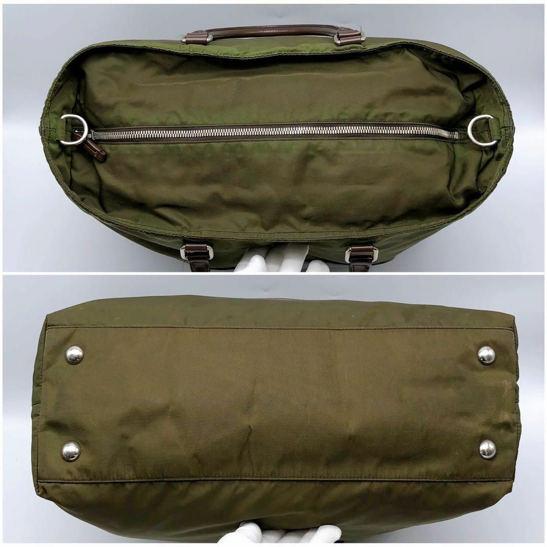 PRADA - プラダ トートバッグ ショルダー 2way ロゴ型押し PRADA - プラダ トートバッグ ショルダー 2way ロゴ型押し