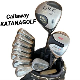 KATANA - 【KATANA】ゴルフクラブ11本フルセット キャディバッグ KATANA - 【KATANA】ゴルフクラブ11本フルセット キャディバッグ