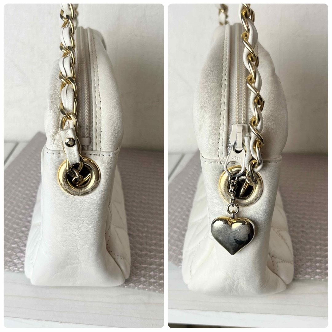 MOSCHINO - 20 モスキーノ チェーン キルティング ショルダー MOSCHINO - 20 モスキーノ チェーン キルティング ショルダー