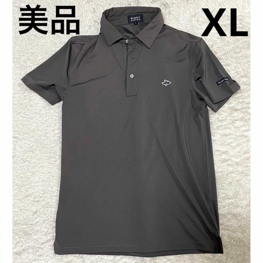 PEARLY GATES - パーリーゲイツ ポロシャツ 半袖 XL シンプル PEARLY GATES - パーリーゲイツ ポロシャツ 半袖 XL シンプル