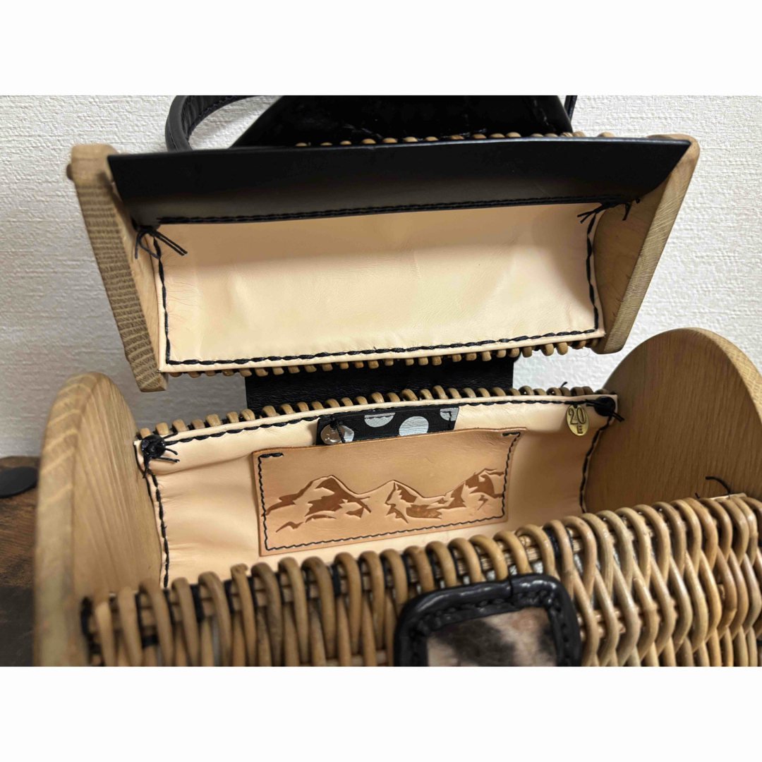 美品 エバゴス ebagos 宝箱 ハンドバッグ カゴバッグ カゴの通販 美品 エバゴス ebagos 宝箱 ハンドバッグ カゴバッグ カゴの通販