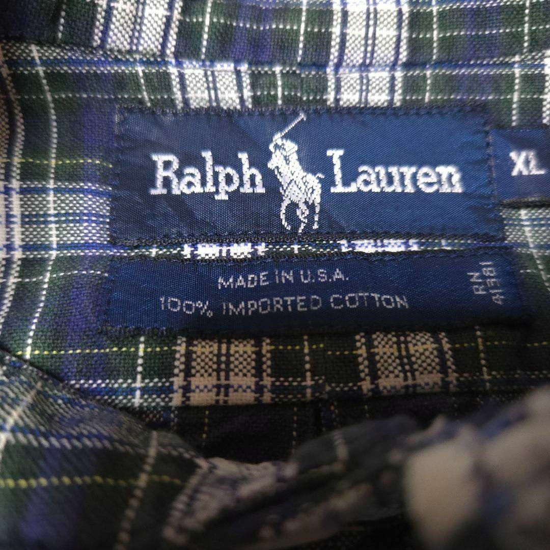 Ralph Lauren - USA製90s RALPH LAUREN The Big Oxford 裾ポニー Ralph Lauren - USA製90s RALPH LAUREN The Big Oxford 裾ポニー