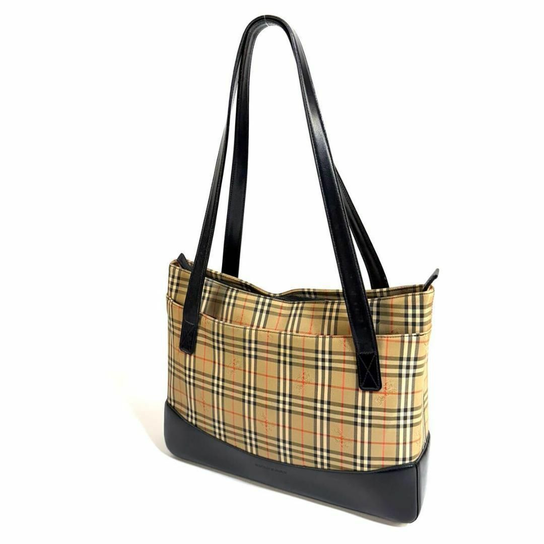 BURBERRY - 【美品】BURBERRY キャンバス レザー ノバチェック BURBERRY - 【美品】BURBERRY キャンバス レザー ノバチェック