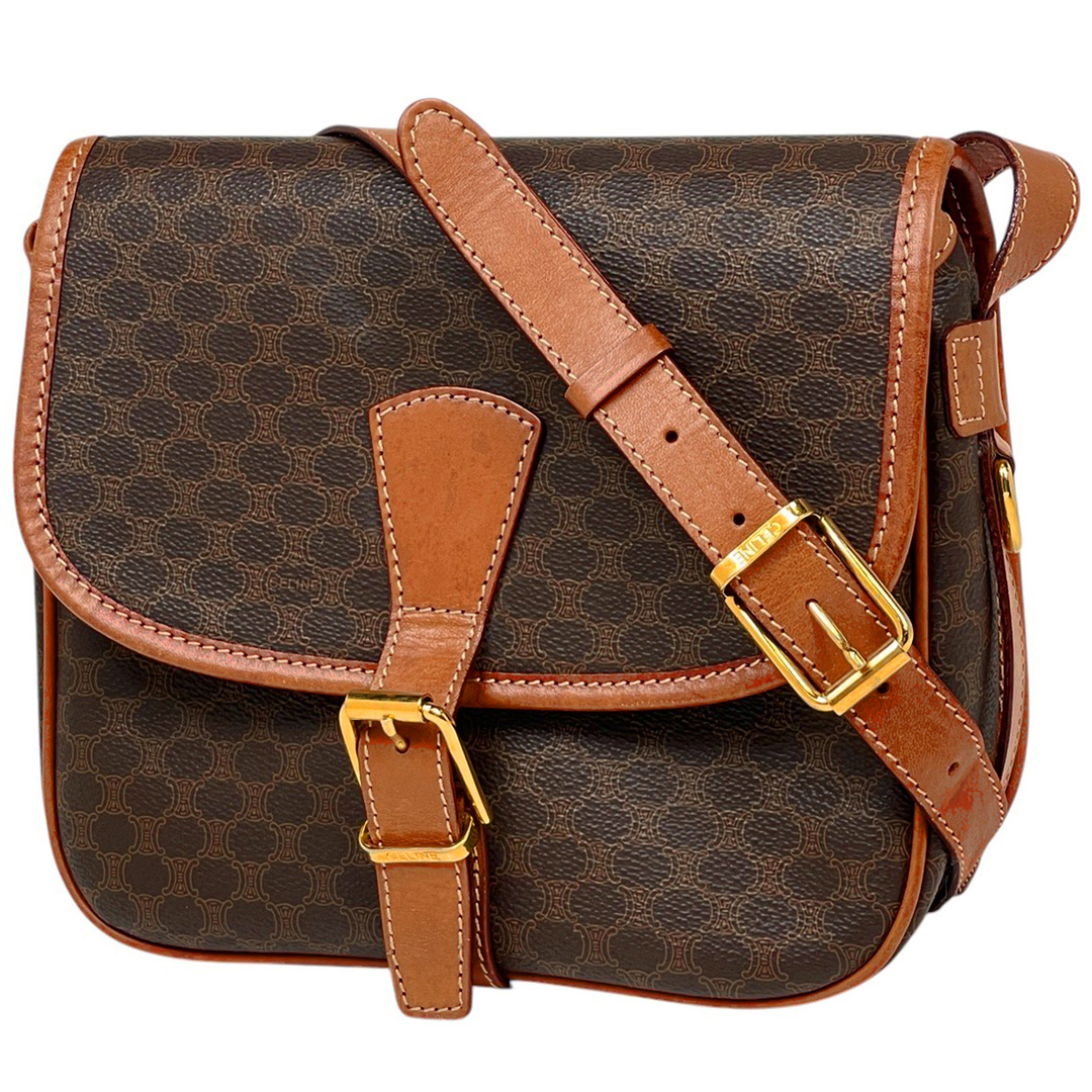 CELINE - セリーヌ マカダム柄 ショルダーバッグ レディース CELINE - セリーヌ マカダム柄 ショルダーバッグ レディース