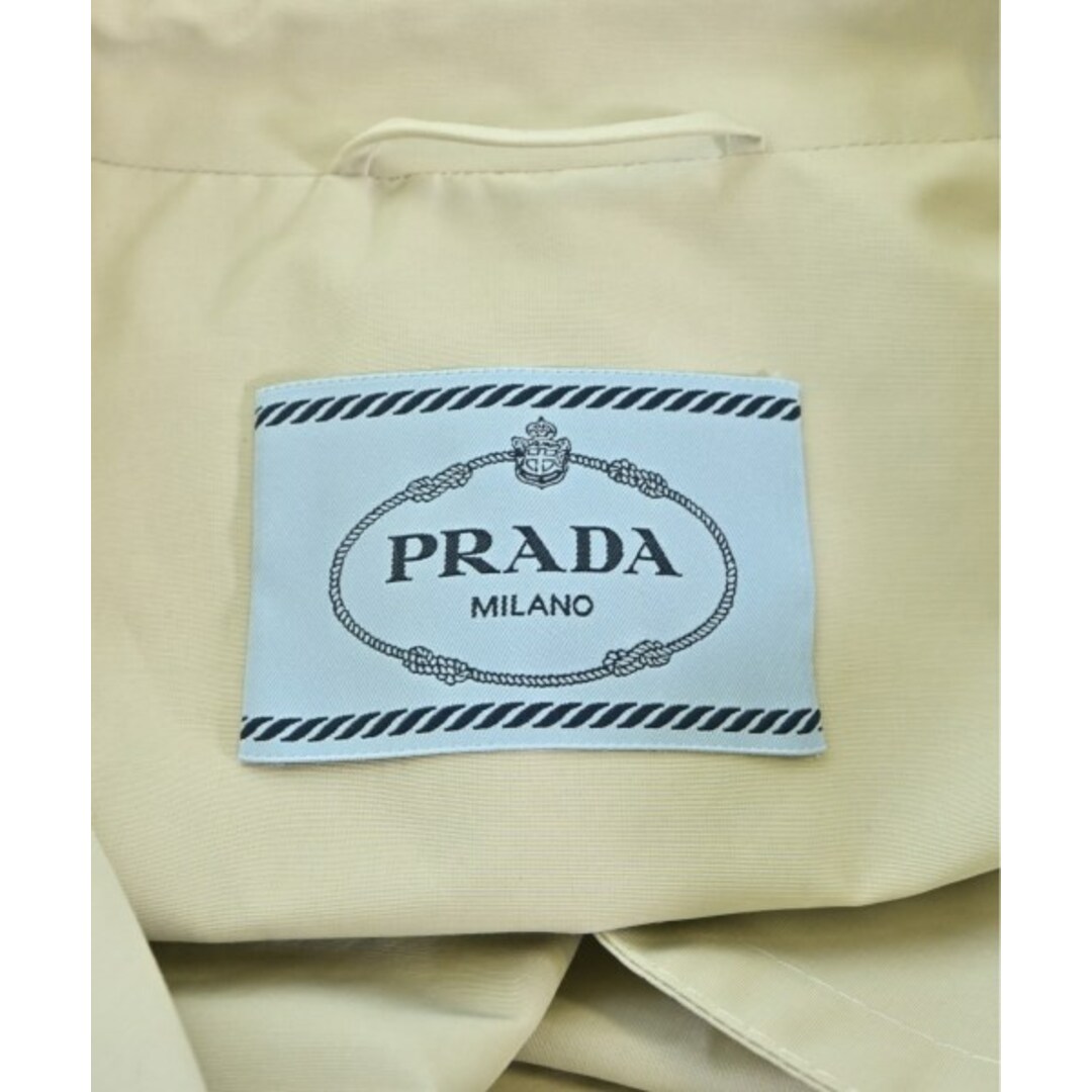 PRADA - PRADA プラダ ステンカラーコート 36(XS位) ベージュ PRADA - PRADA プラダ ステンカラーコート 36(XS位) ベージュ