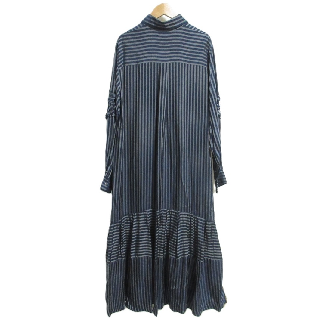 TOGA - 良品 TOGA PULLA トーガプルラ キュプラストライプドレス TOGA - 良品 TOGA PULLA トーガプルラ キュプラストライプドレス