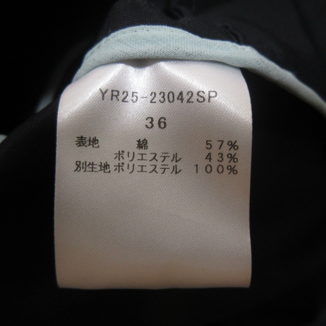 美品 23SS yori ヨリ ノーカラー ツイルフレアハーフコート 美品 23SS yori ヨリ ノーカラー ツイルフレアハーフコート
