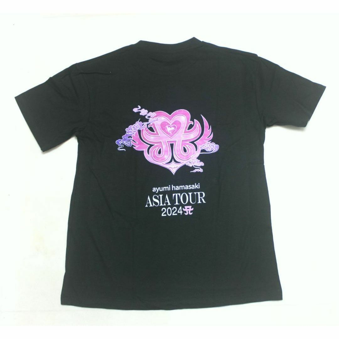 新品タグ付き浜崎あゆみ アジアツアー 2024TシャツブラックM 新品タグ付き浜崎あゆみ アジアツアー 2024TシャツブラックM