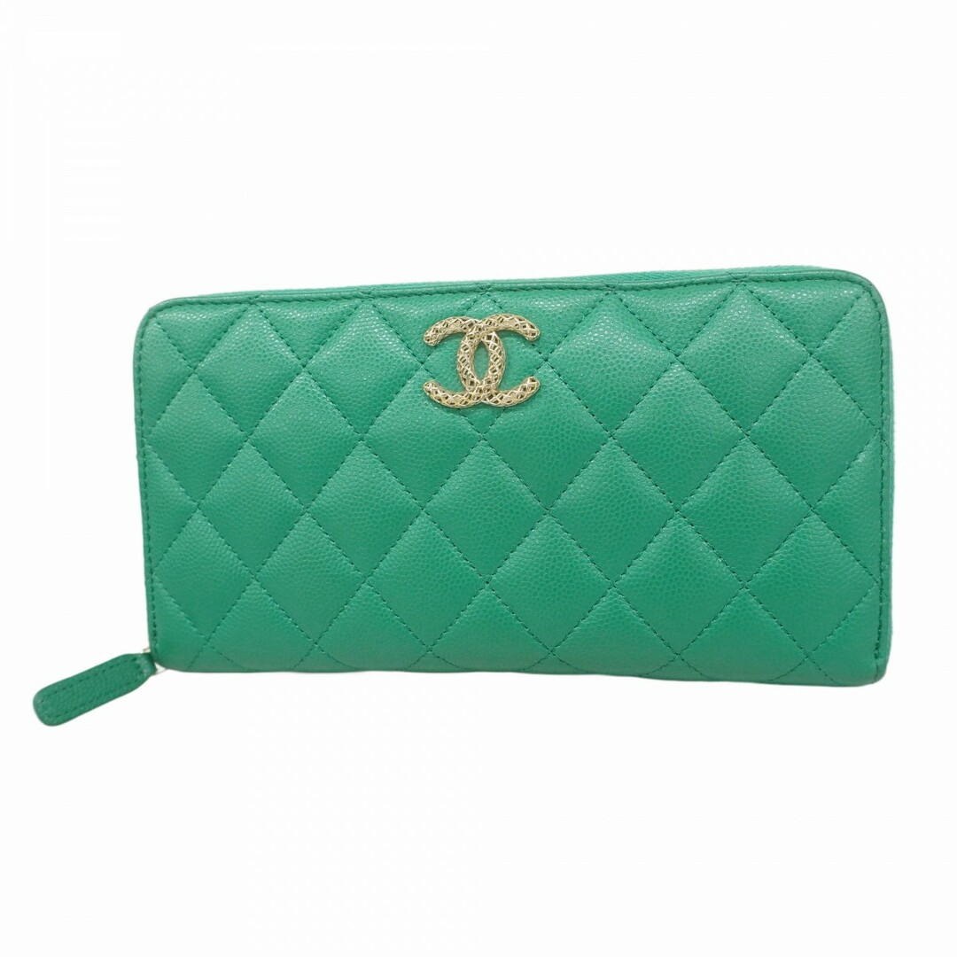 CHANEL - 【5dd5200】シャネル 長財布 マトラッセ キャビア CHANEL - 【5dd5200】シャネル 長財布 マトラッセ キャビア