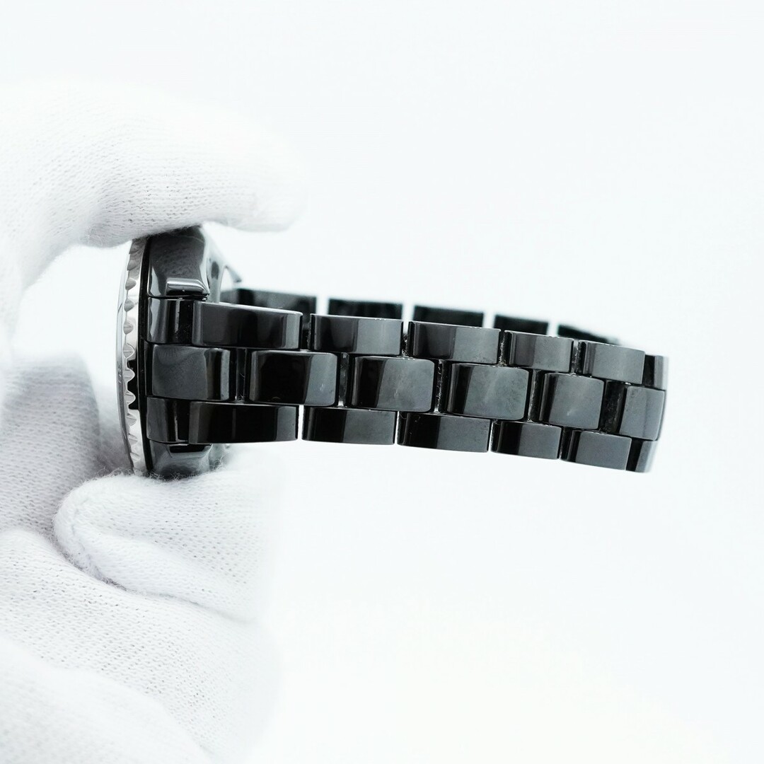 CHANEL - 【5wwd0129】シャネル J12 黒文字盤【中古】腕時計 CHANEL - 【5wwd0129】シャネル J12 黒文字盤【中古】腕時計