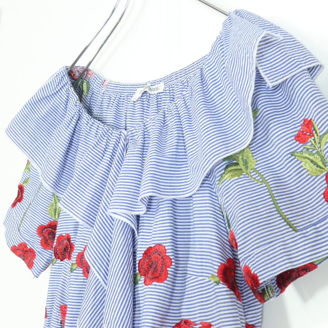 NARACAMICIE - ナラカミーチェ NARACAMICIE☆バラ刺繍フリル NARACAMICIE - ナラカミーチェ NARACAMICIE☆バラ刺繍フリル