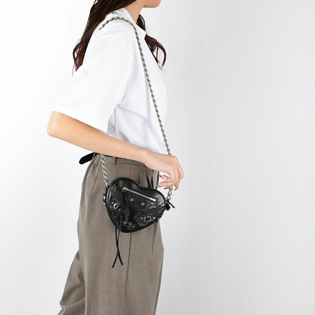 BALENCIAGA - BALENCIAGA バレンシアガ ハート ミニバッグ CAG BALENCIAGA - BALENCIAGA バレンシアガ ハート ミニバッグ CAG