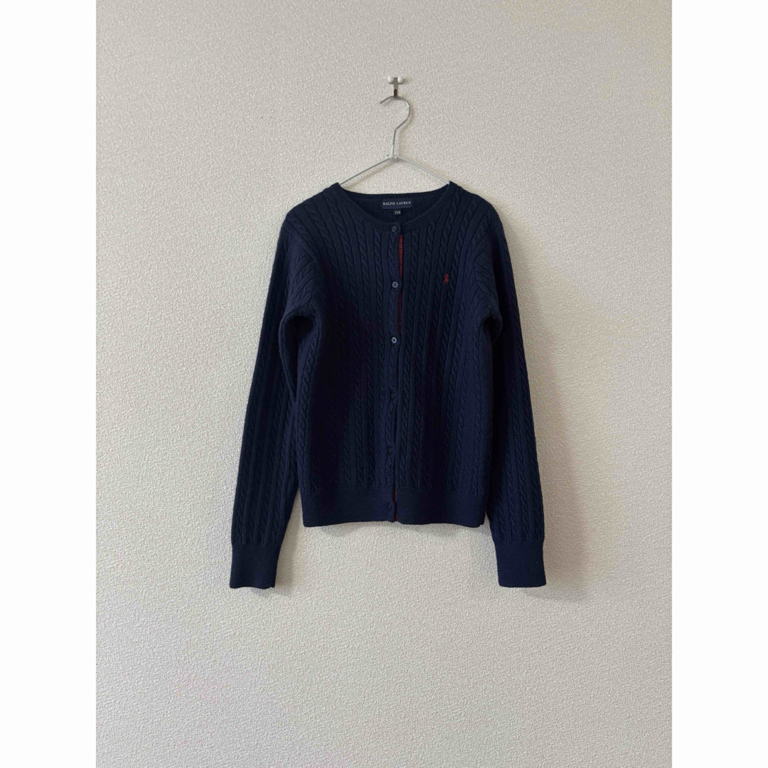POLO RALPH LAUREN - ラルフローレン ケーブル ウール ネイビー POLO RALPH LAUREN - ラルフローレン ケーブル ウール ネイビー