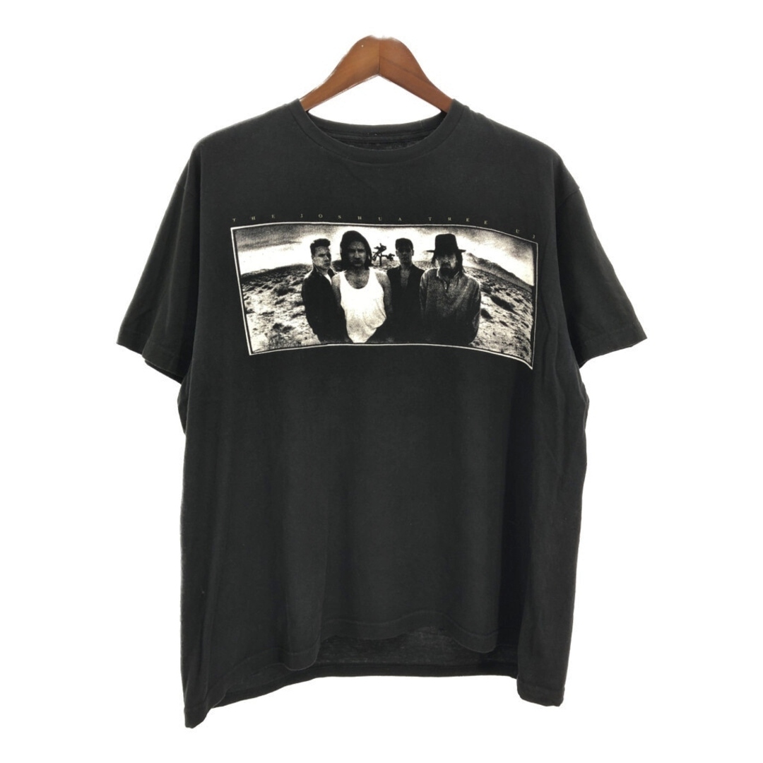 U2 ユートゥー 半袖Tシャツ バンド ブラック(メンズ XL相当 U2 ユートゥー 半袖Tシャツ バンド ブラック(メンズ XL相当