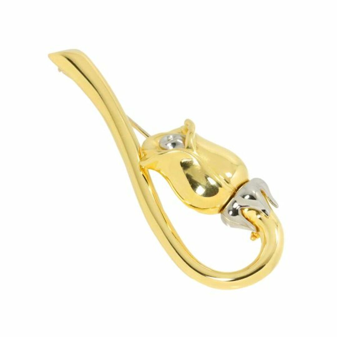 MIKIMOTO - ミキモト MIKIMOTO ブローチ K18 YG WG イエロー MIKIMOTO - ミキモト MIKIMOTO ブローチ K18 YG WG イエロー