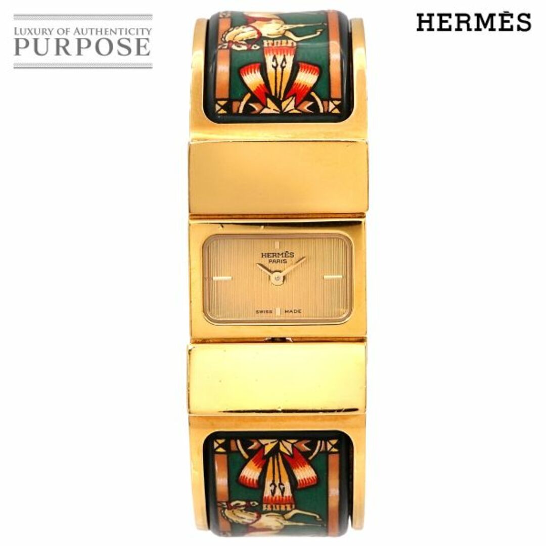 HERMES - エルメス HERMES ロケ LO1 201 バングル ウォッチ HERMES - エルメス HERMES ロケ LO1 201 バングル ウォッチ