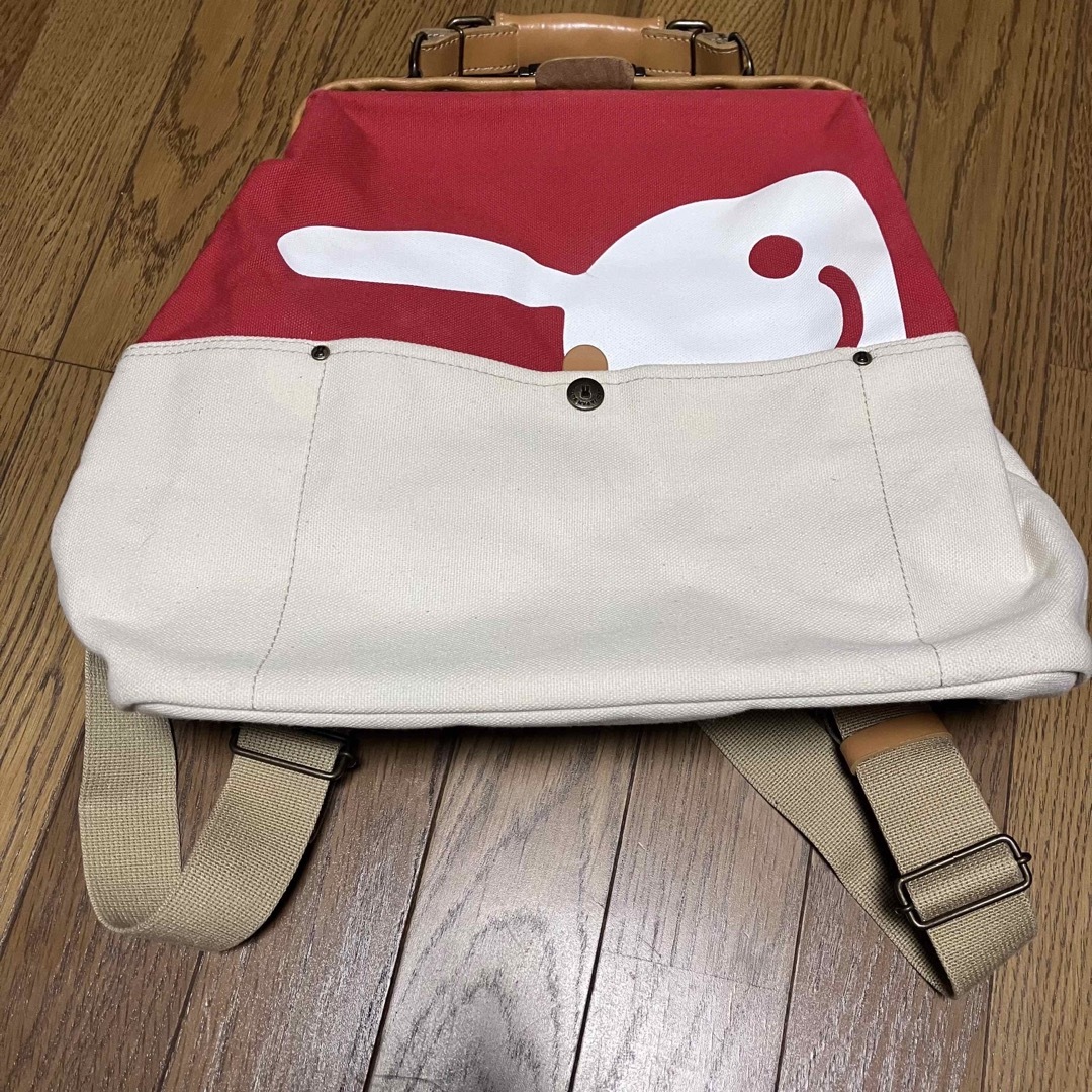 CUNE - CUNE キューン 兎柄 がま口帆布リュック ダレスリュック CUNE - CUNE キューン 兎柄 がま口帆布リュック ダレスリュック