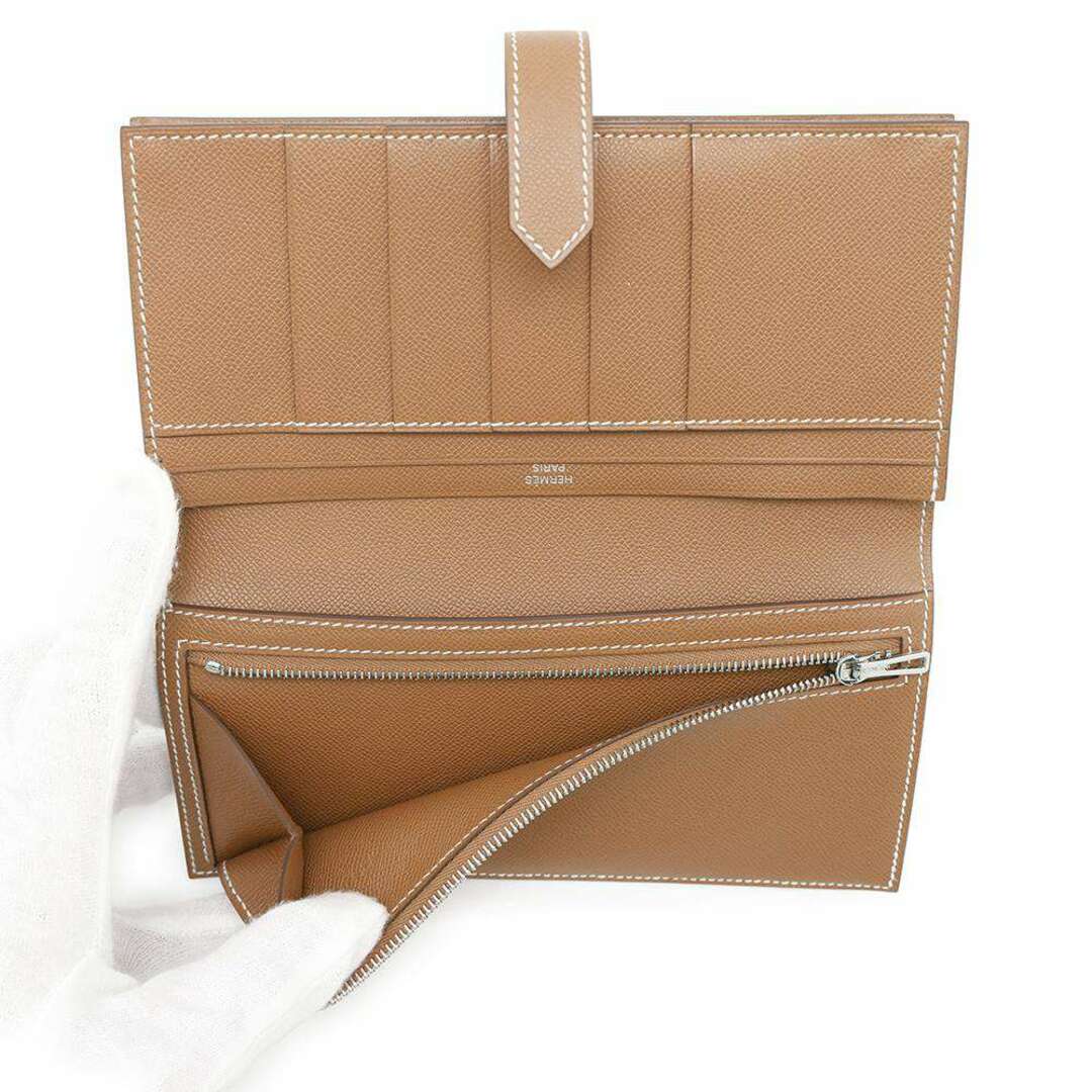 HERMES - エルメス 長財布 ベアンスフレ ゴールド/シルバー金具 HERMES - エルメス 長財布 ベアンスフレ ゴールド/シルバー金具