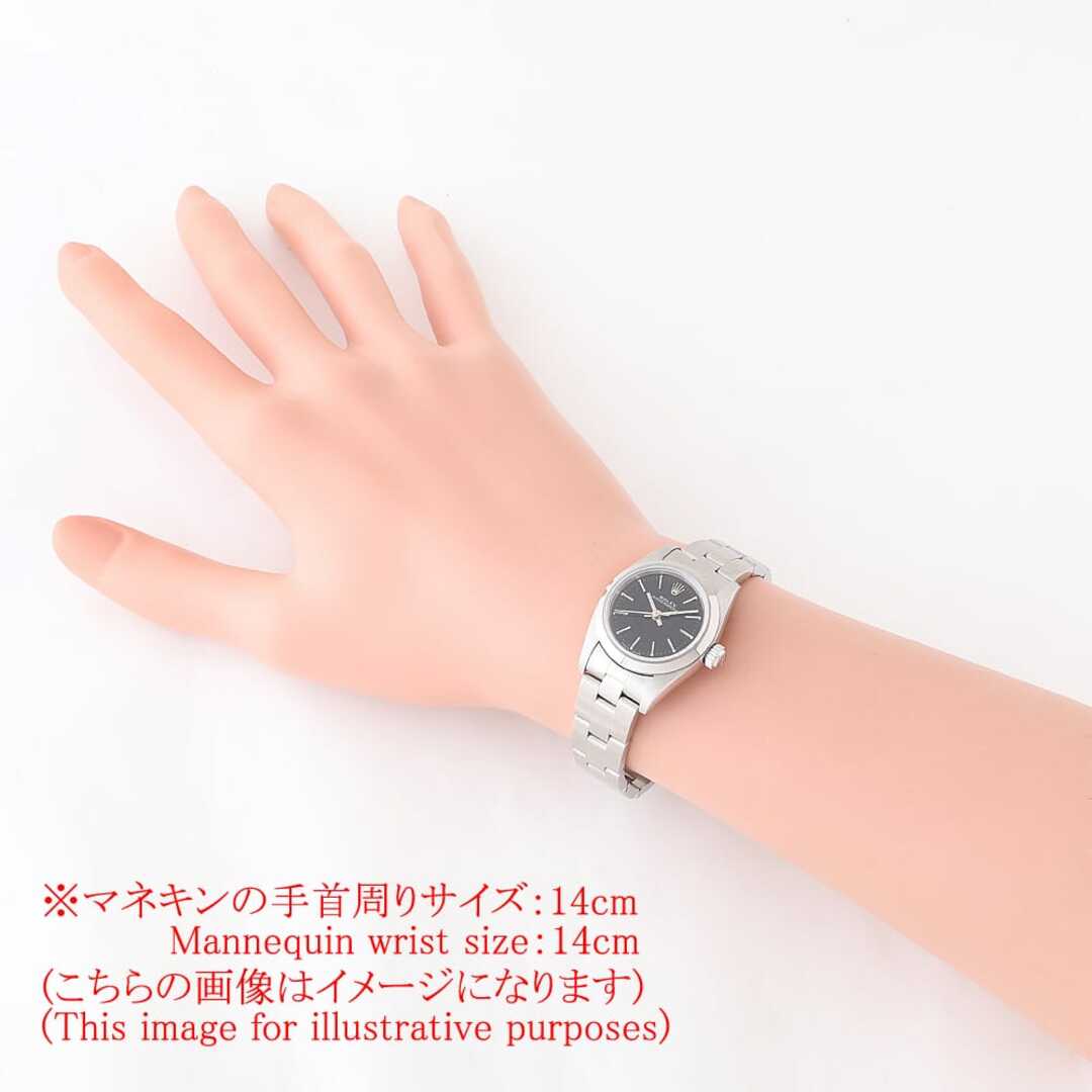 ROLEX - ロレックス オイスターパーペチュアル 76080 ブラック ROLEX - ロレックス オイスターパーペチュアル 76080 ブラック