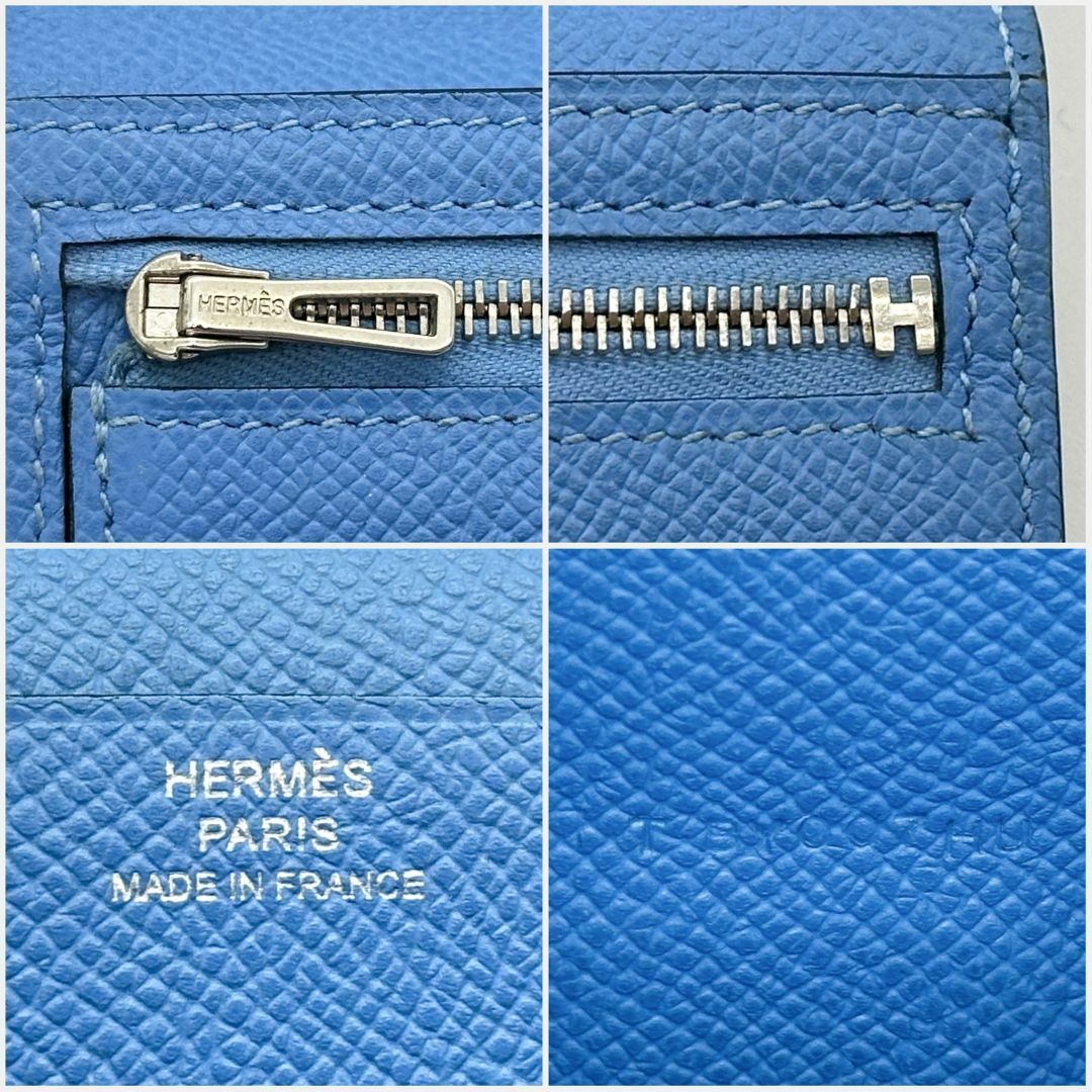 HERMES - 【極美品】HERMES ベアンスフレ ブルー T刻印 バイ HERMES - 【極美品】HERMES ベアンスフレ ブルー T刻印 バイ