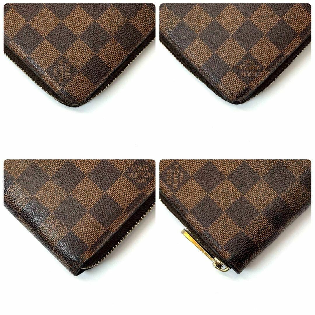 LOUIS VUITTON - 良品 ルイヴィトン ダミエ エベヌ ジッピー LOUIS VUITTON - 良品 ルイヴィトン ダミエ エベヌ ジッピー
