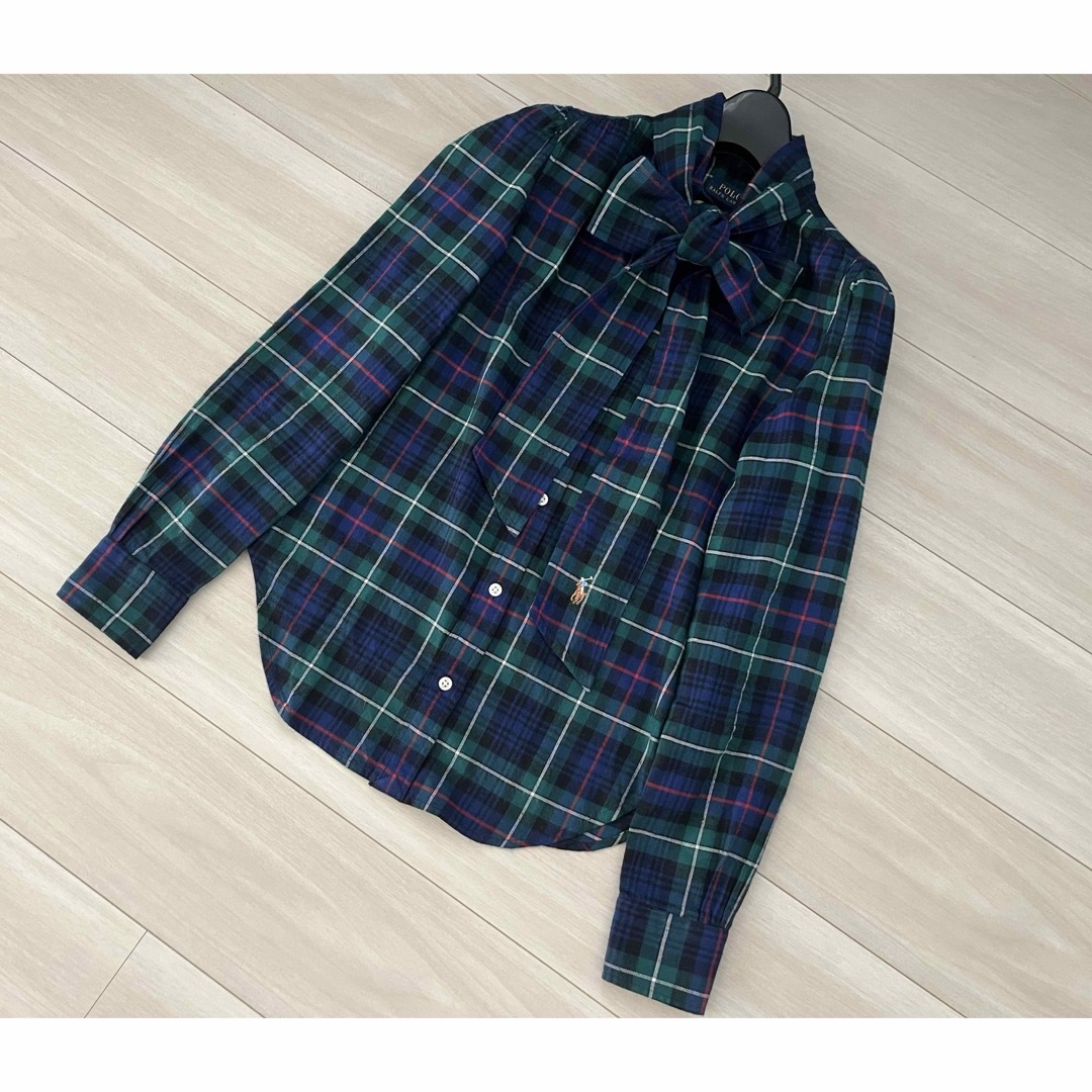 POLO RALPH LAUREN - POLO RALPH LAURENリボンタイネック POLO RALPH LAUREN - POLO RALPH LAURENリボンタイネック