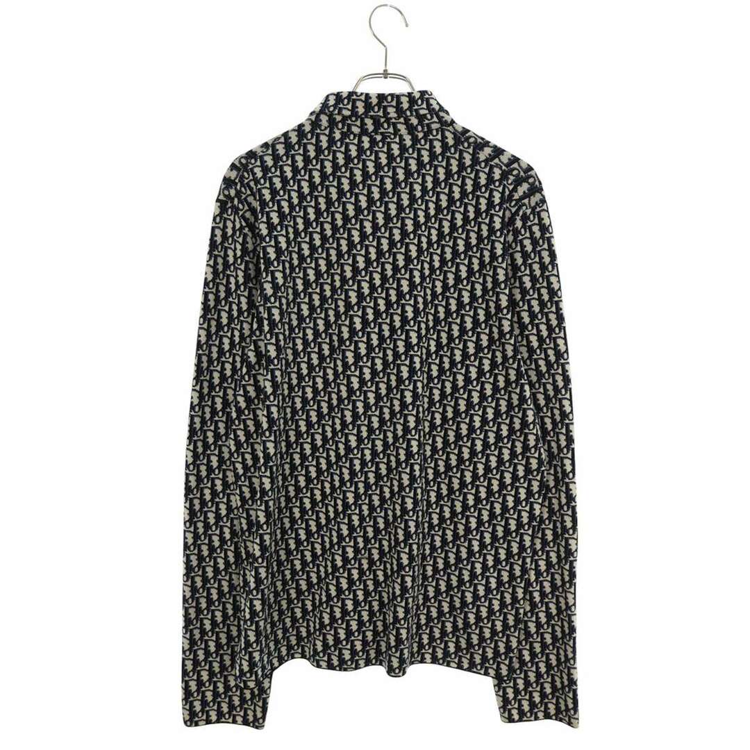 Dior - ディオール 023M550AT099 オブリーク柄総柄ニット長袖 Dior - ディオール 023M550AT099 オブリーク柄総柄ニット長袖